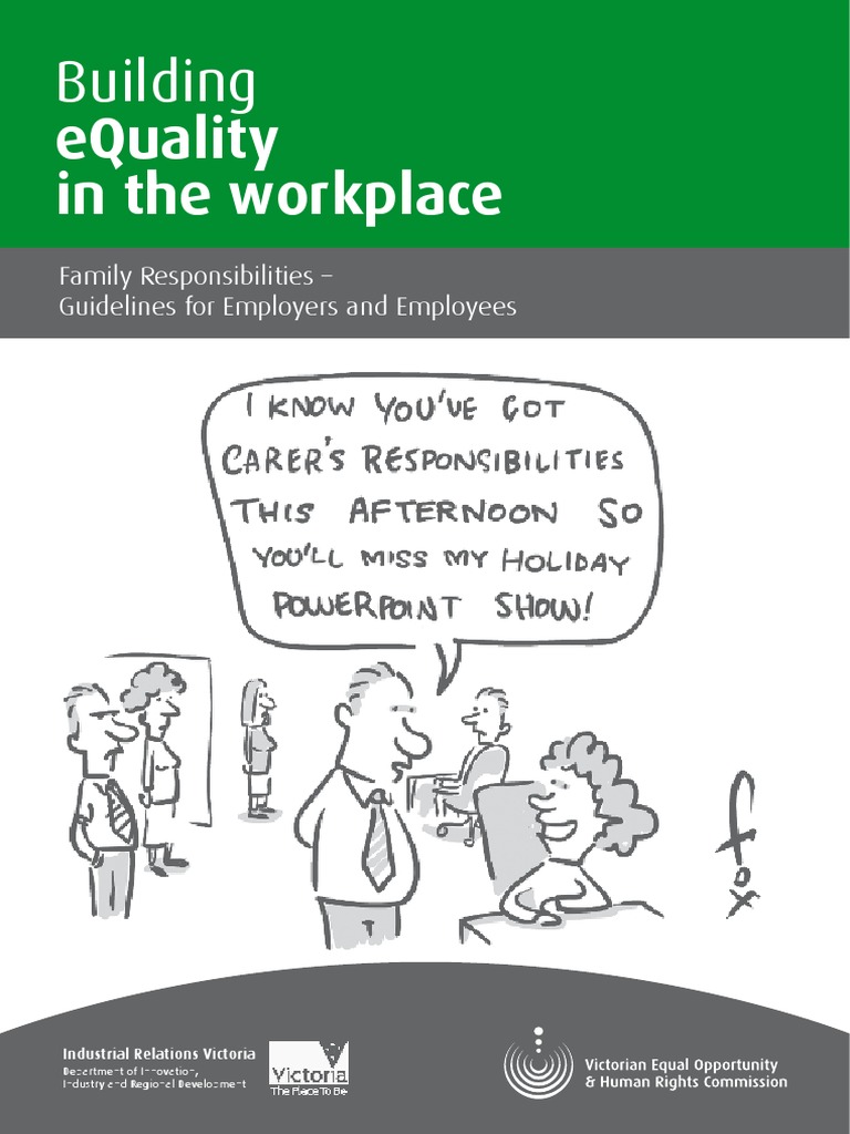 Building Equality in The Workplace | PDF | Caregiver | Employment
