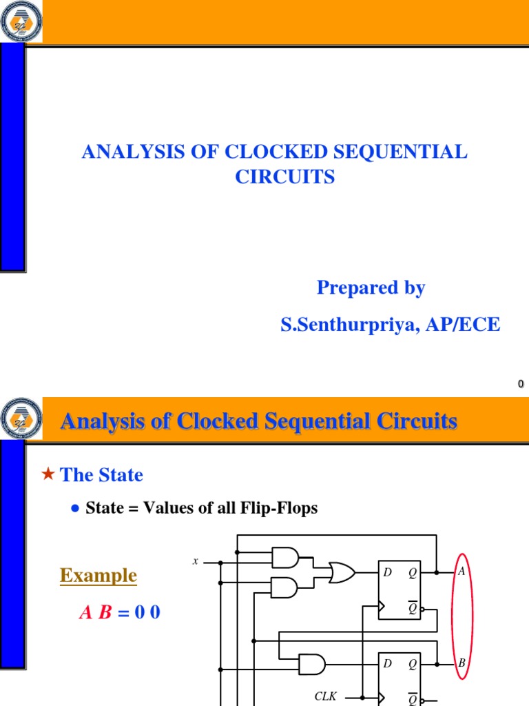 Chapter 5 Synchronous Sequential Circuit | Download Free PDF | Electrical Circuits | Computer ...