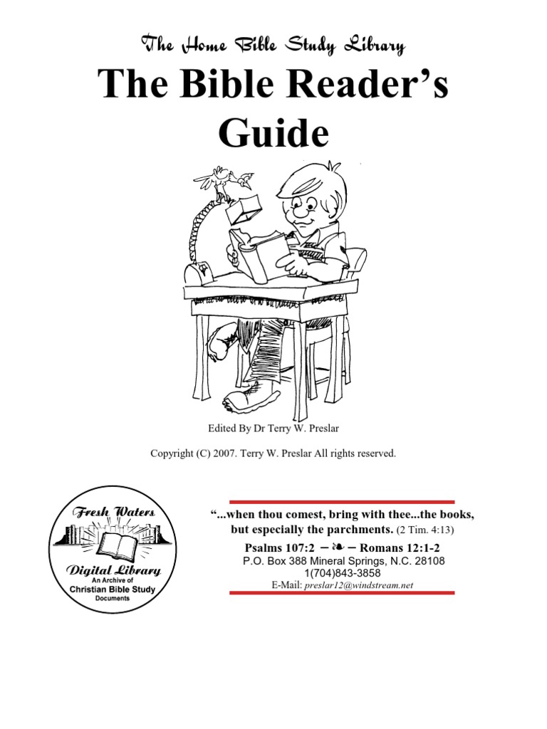The Bible Reader's Guide | PDF | William Tyndale | King James Version