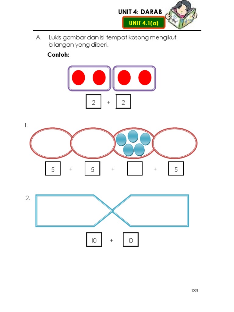 Unit 4 - Fakta Asas Darab (Sifir 2, 5, 10 Dan 4) | PDF