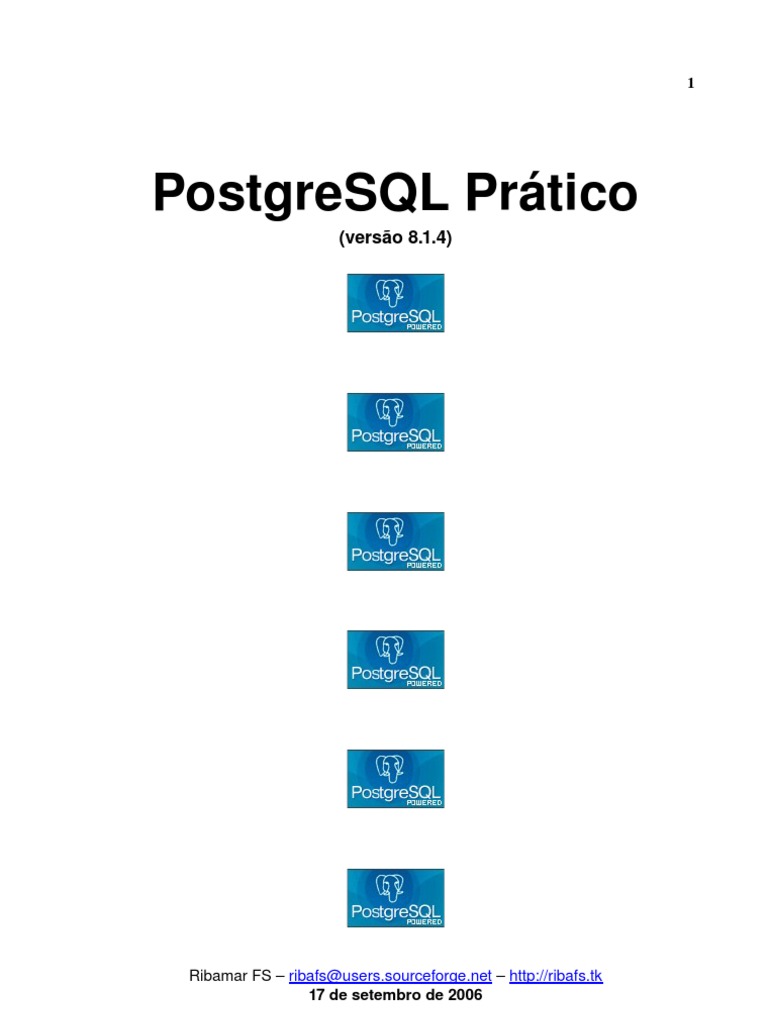 PostgreSQL Prático | PDF | Postgre SQL | SQL