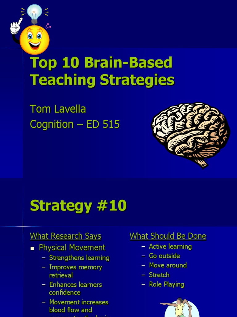 Top 10 Brain-Based Teaching Strategies | Learning | Memory