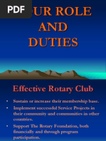 Rotary Club Induction Ceremony Script | PDF | Clubs And Societies