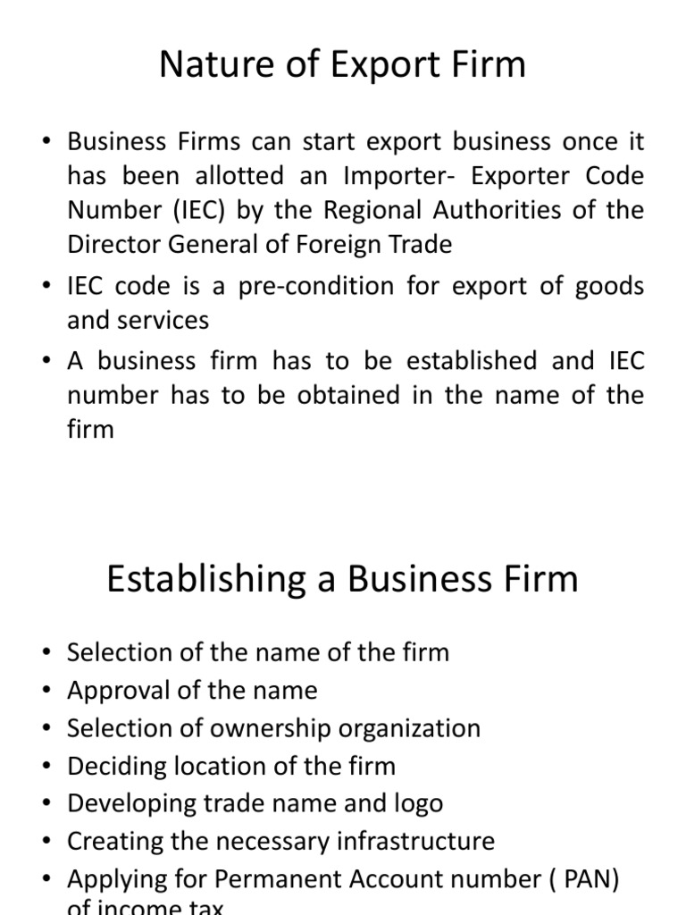 Formalities of Registration and Export Documentation | PDF | Exports ...