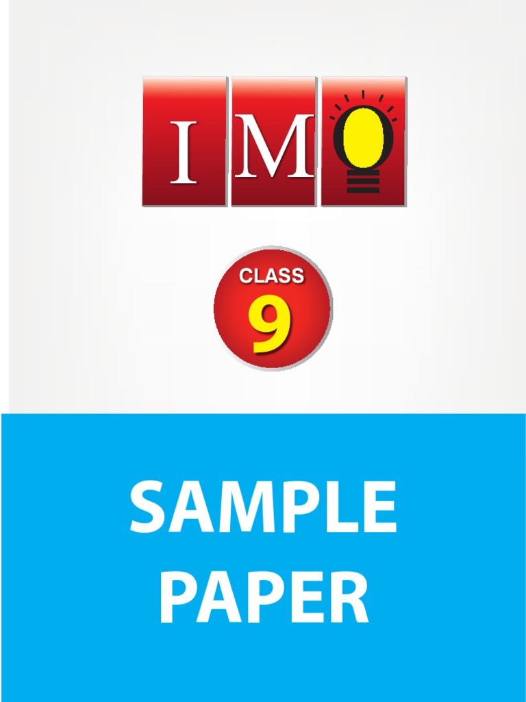 Class 9 IMO Sample Paper | PDF | Area | Elementary Mathematics