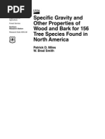 Wood Species Specific Gravity Chart | PDF | Spruce | Wood