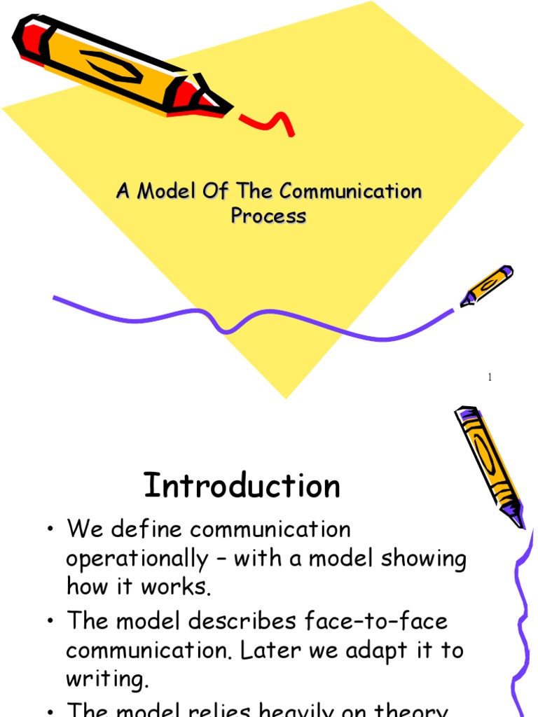 A Model of The Communication Process | PDF | Odor | Code