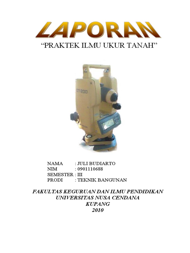 Laporan Praktek Ilmu Ukur Tanah | PDF
