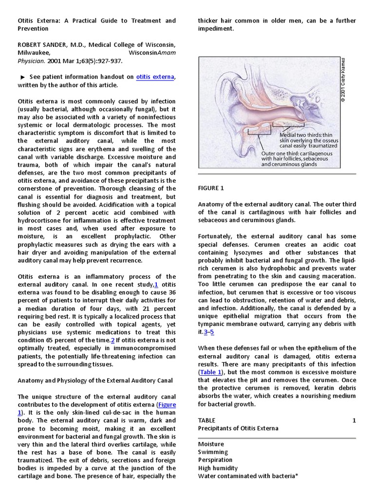 Guide to Diagnosing and Treating Ear Canal Infections | PDF | Diseases ...