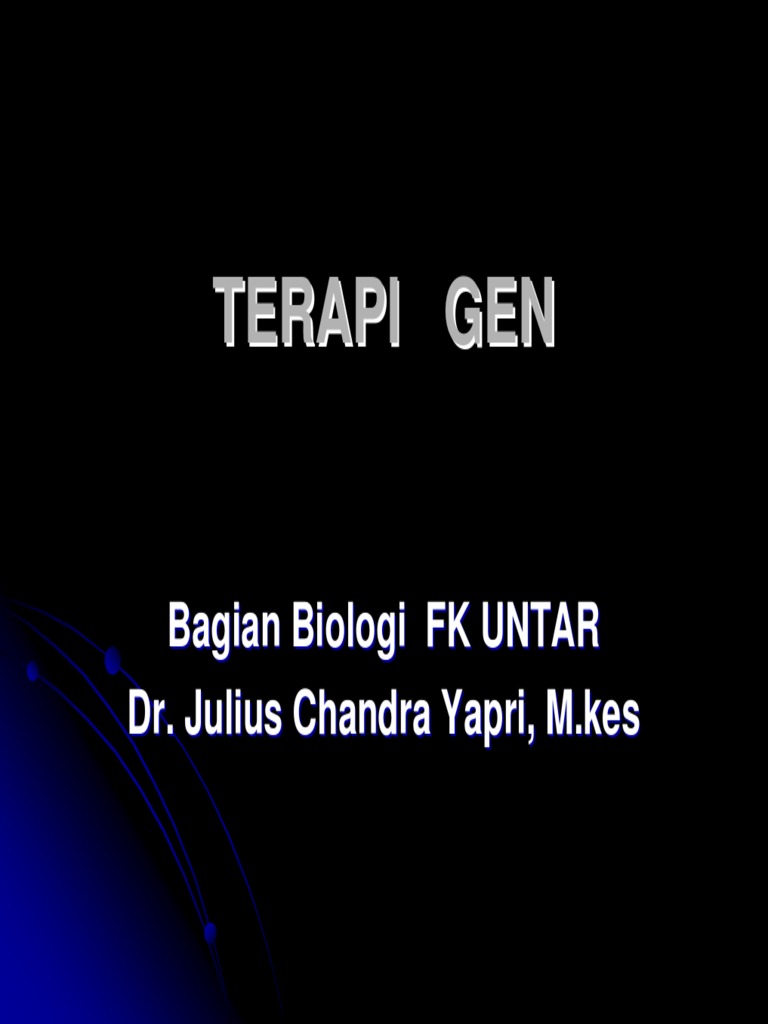 Terapi Gen | PDF