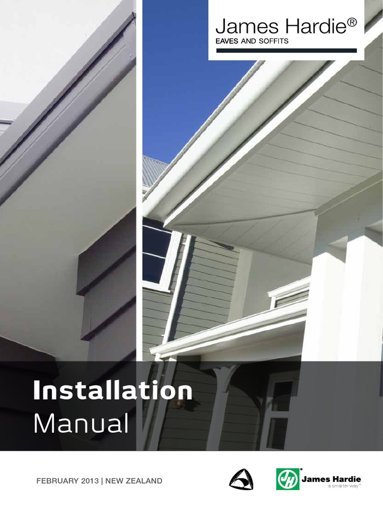 Hardie Eaves and Soffits Installation Manual | Framing (Construction ...
