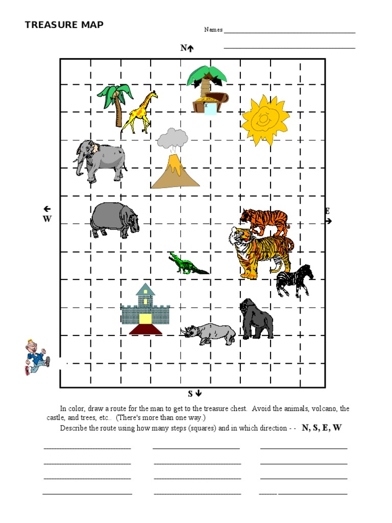 Directional Treasure Map | PDF