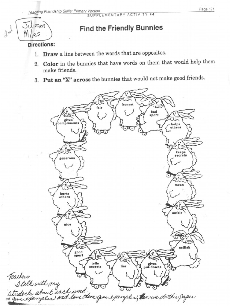 Friendly Bunnies | PDF | Foreign Language Studies | Home & Garden