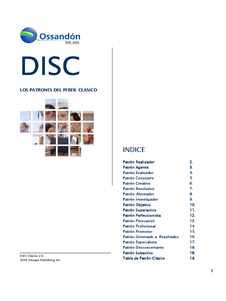 DISC - Interpretacion y Tablas | PDF