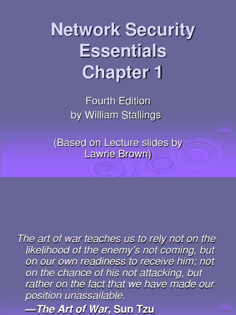 Network Security Essentials: Fourth Edition by William Stallings (Based ...