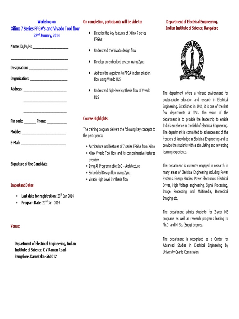 Xilinx 7 Series FPGA's and Vivado Tool Flow: Workshop On | PDF | Hardware Description Language ...