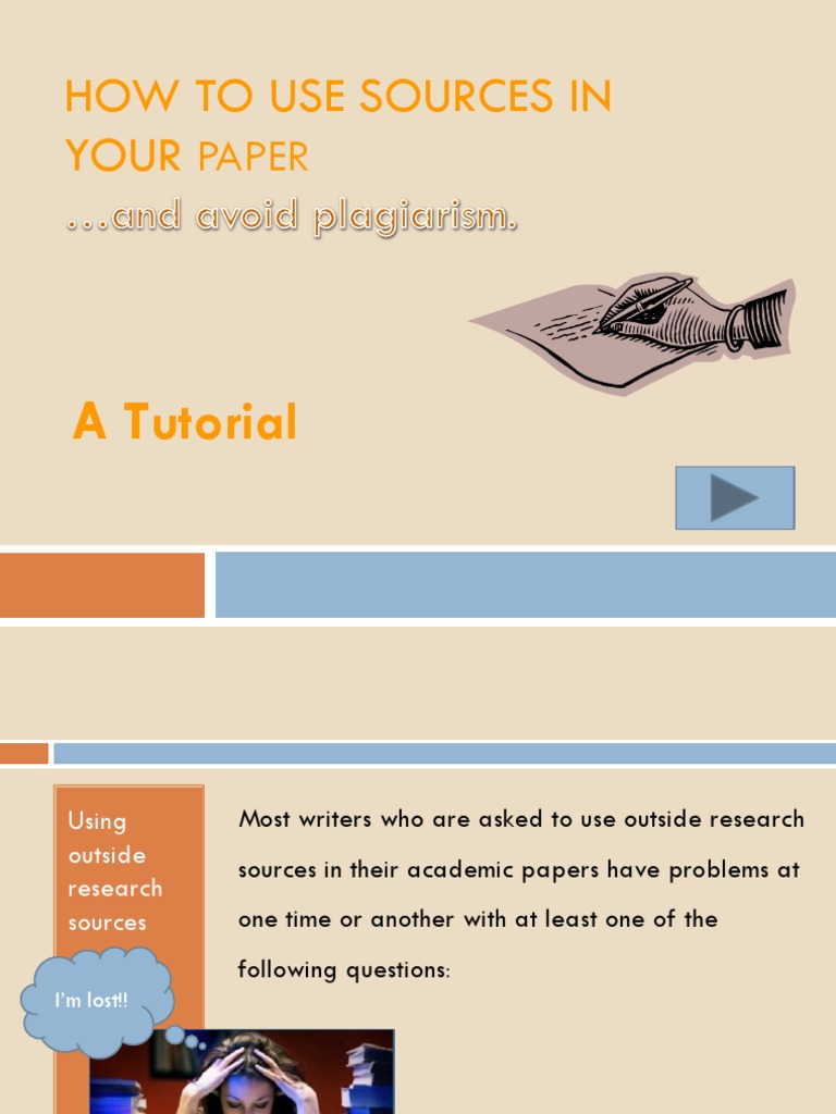 Citing Sources to Avoid Plagiarism | PDF | Citation | Academic Publishing