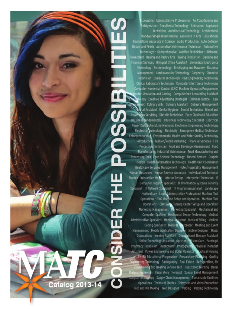 2013-2014 MATC Catalog | PDF | University And College Admission ...