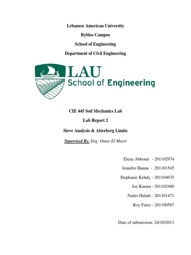 Lab Report Soil Mechanics | PDF | Materials | Nature