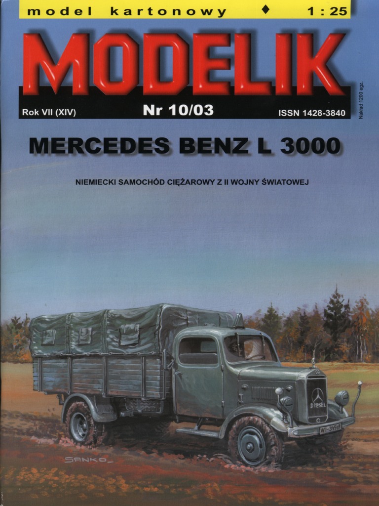 (Modelik 2003 10) - Mercedes Benz L3000 | PDF