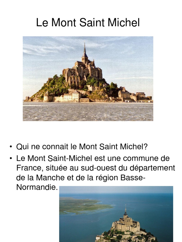 Le Mont Saint Michel | PDF