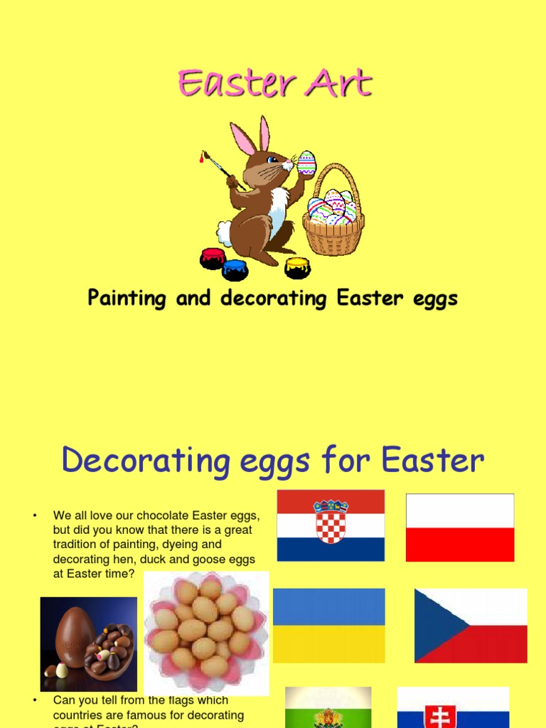 Easter Art: Painting and Decorating Easter Eggs | PDF | Egg | Jewelry