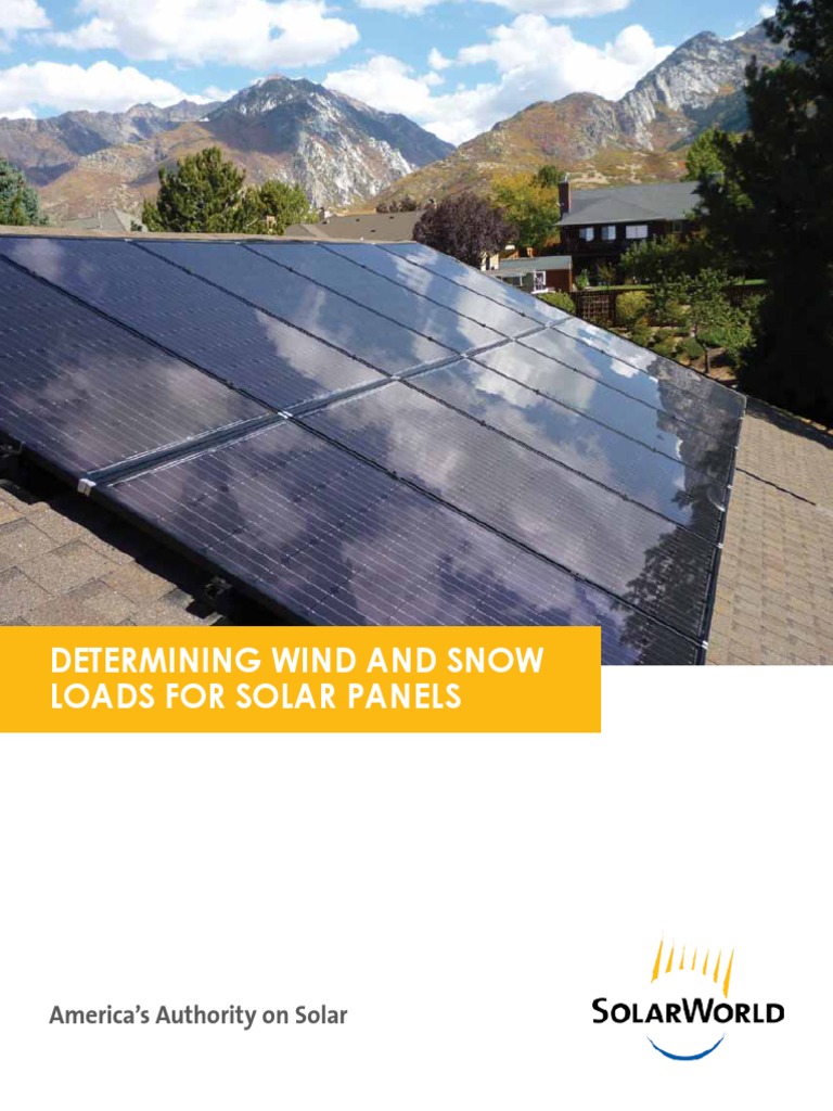 Wind and Snow Load Calculations for PV Systems | PDF | Photovoltaics ...