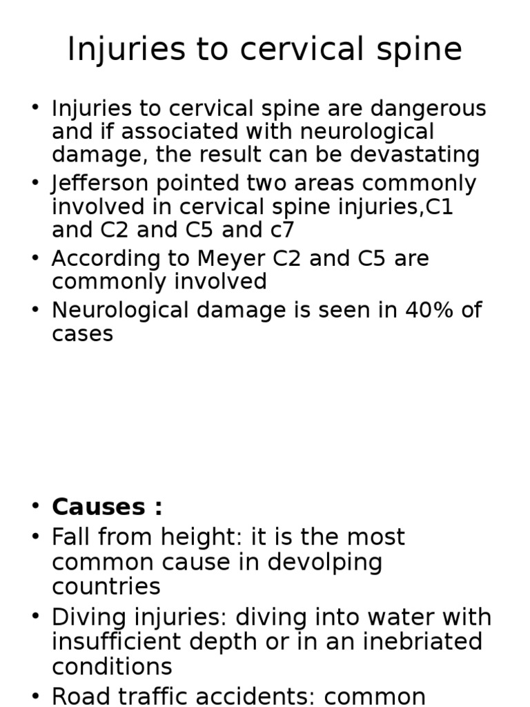 Cervical Spine | PDF | Vertebra | Vertebral Column