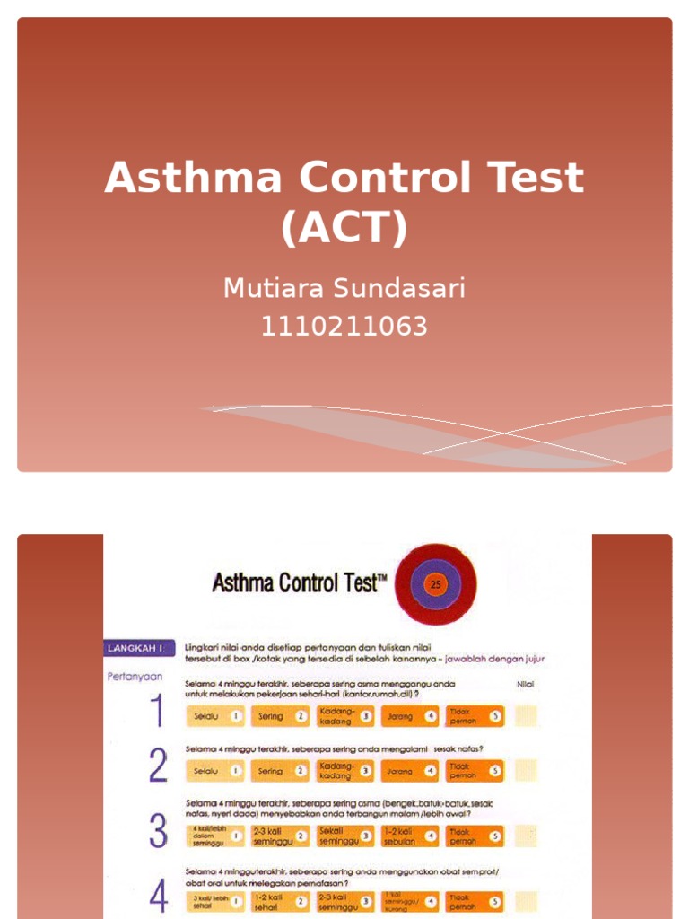 Asthma Control Test (ACT) | PDF | Asthma | Clinical Medicine