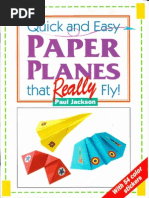 Foldable Flight Incredible Paper Airplanes | PDF | Empennage | Flap ...