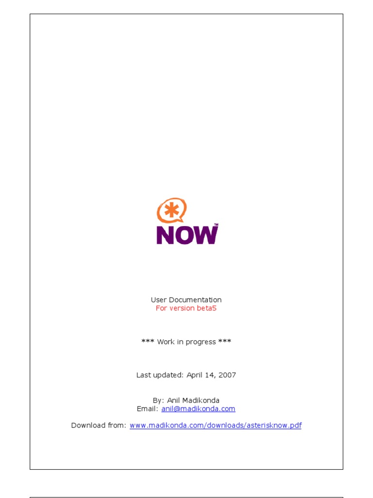 Asterisk Now | Download Free PDF | Voice Over Ip | Voicemail