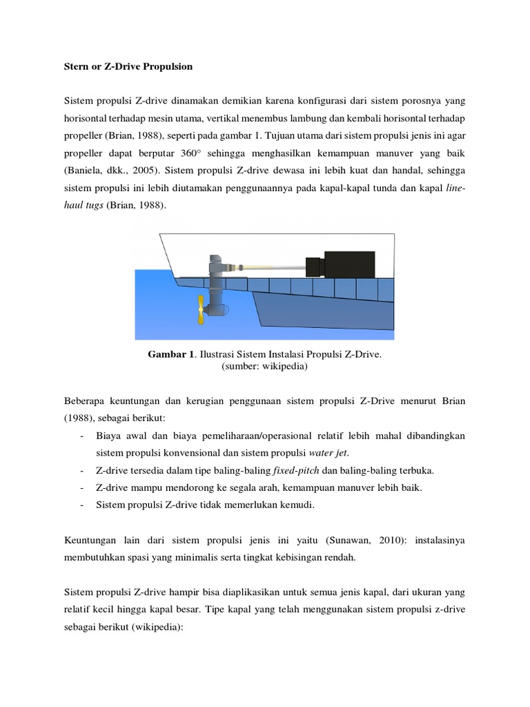 Perencanaan Sistem Propulsi | PDF