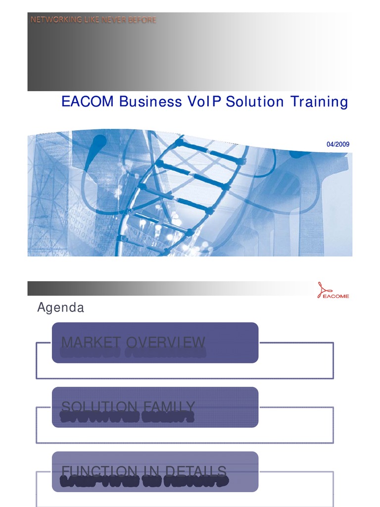 Eacom Evs3080 Ip PBX Training | PDF | Voice Over Ip | Session Initiation Protocol