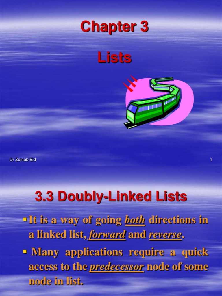 Doubly-Linked Lists | PDF | Data Management | Computer Data Doubly-Linked Lists | PDF | Data Management | Computer Data