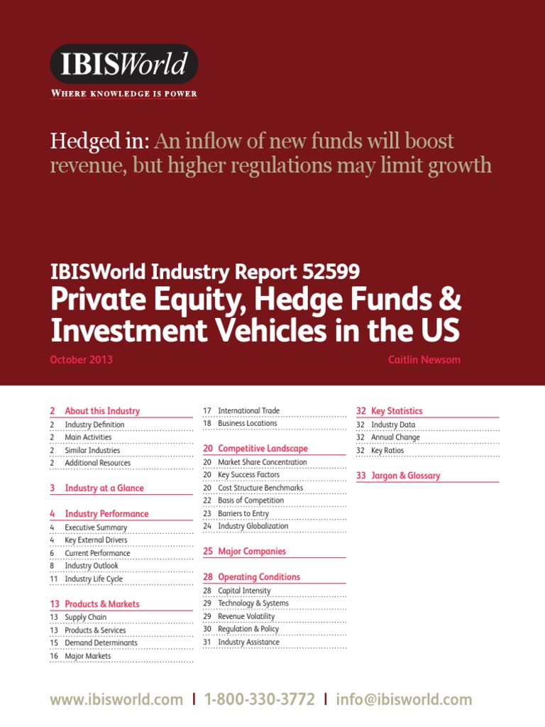 IBIS US Industry Report | PDF | Investment Fund | Hedge Fund