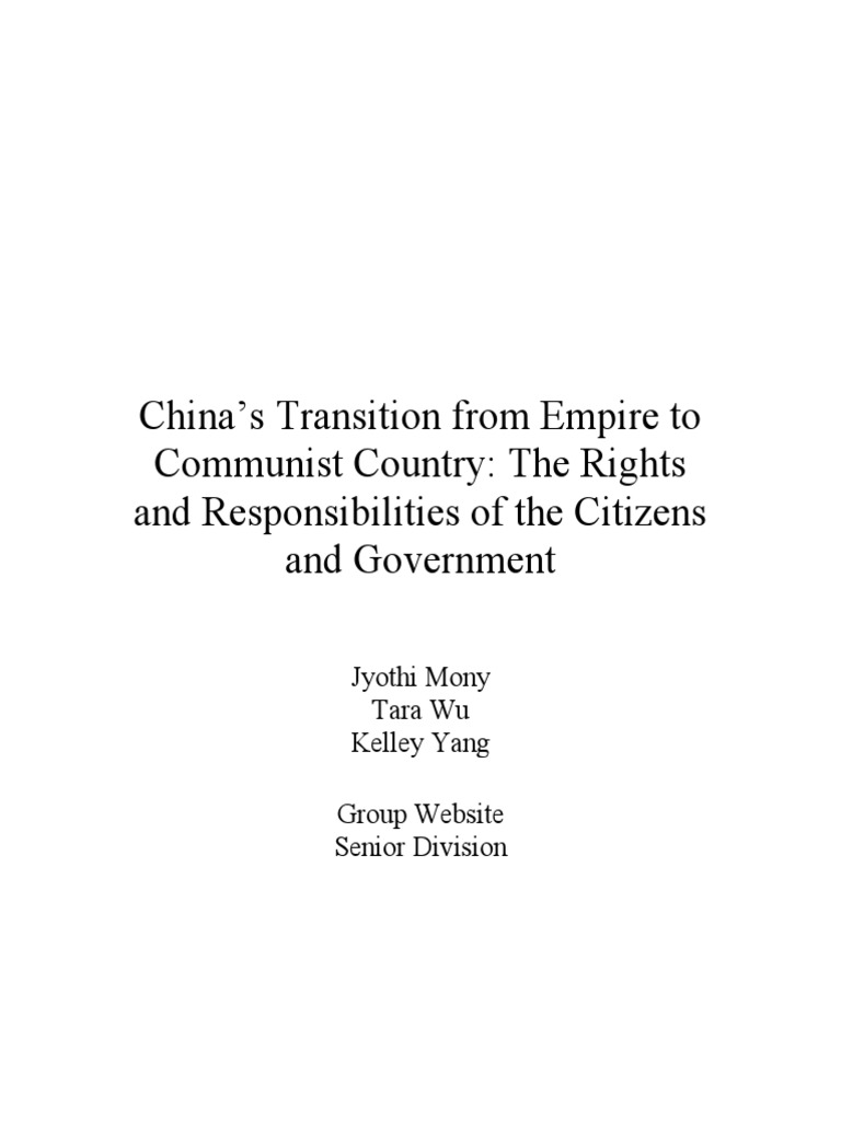 History Day Process Paper | Download Free PDF | Asia | East Asia