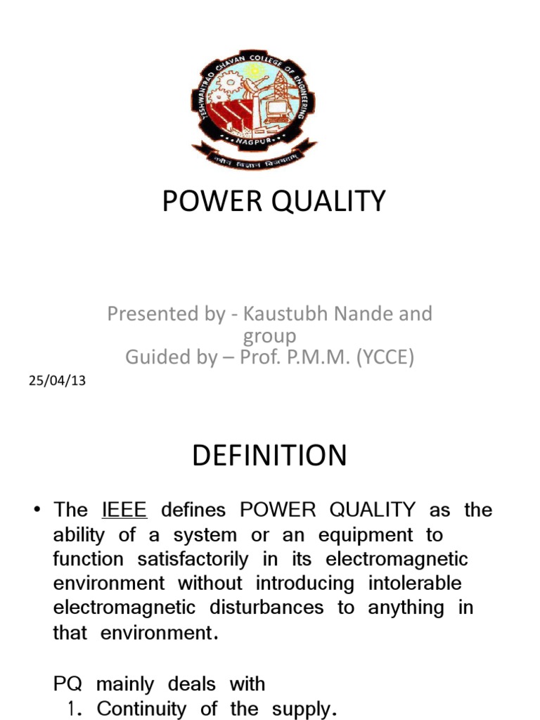 Understanding Power Quality Issues | PDF