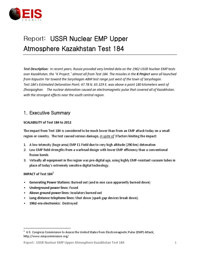 Soviet Test 184 | Download Free PDF | Electromagnetism | Electricity