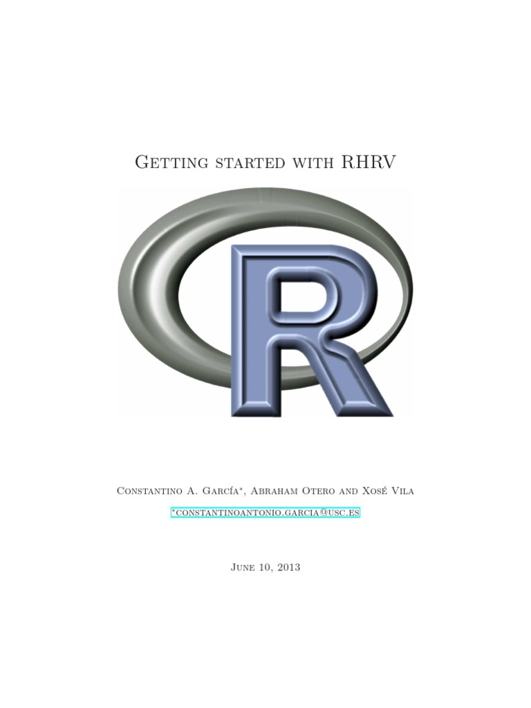 RH RV Tutorial | PDF | Wavelet | Heart Rate