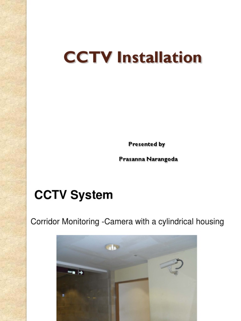 CCTV Actual Installation | PDF | Closed Circuit Television | Digital ...
