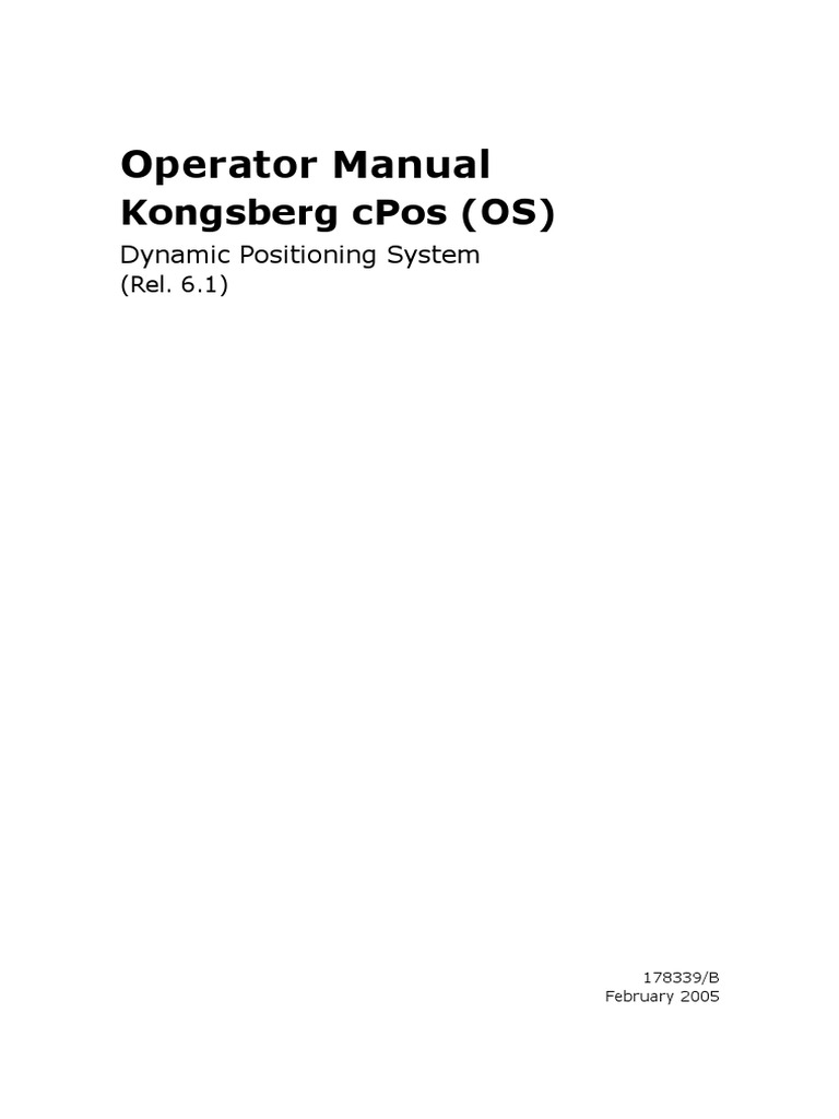 Cpos Operator Manual Pdf Cartesian Coordinate System Navigation