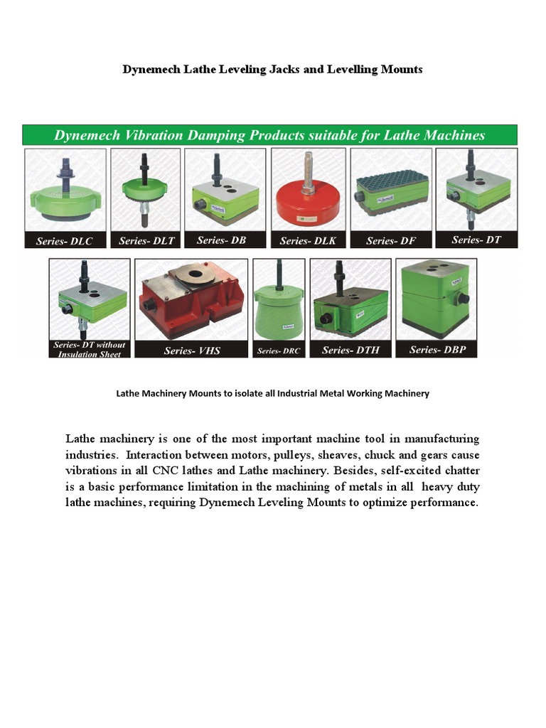 Lathe Leveling Jacks | PDF | Machine (Mechanical) | Belt (Mechanical)