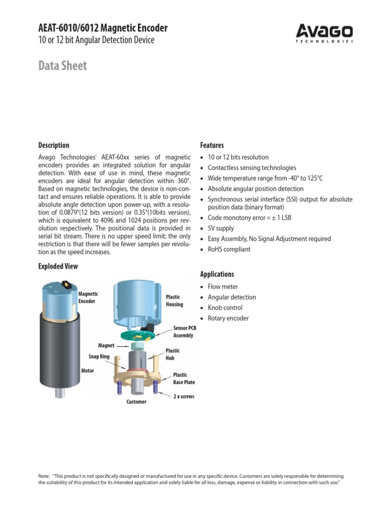 Absolute Encoder | Download Free PDF | Electronics | Electrical Engineering