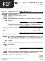 Argoshield 5 Safety Data Sheet | PDF | Dangerous Goods | Prevention