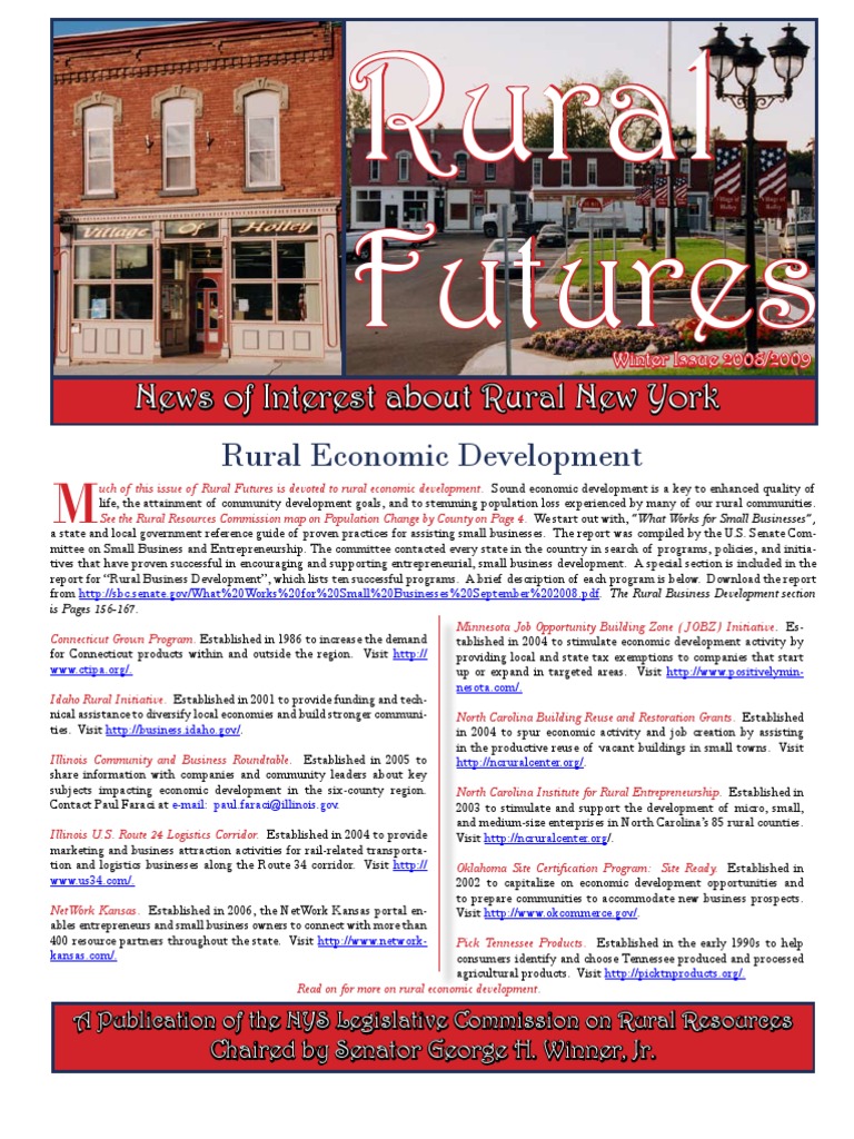 Futures: News of Interest About Rural New York | PDF | Economic ...