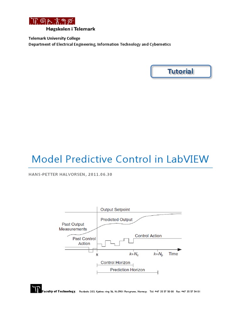 Model Predictive Control in LabVIEW | PDF | Control Theory | Systems Science