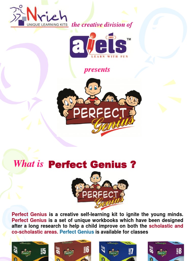 Perfect Genius: Creative Learning Kit | PDF | Genius | Self