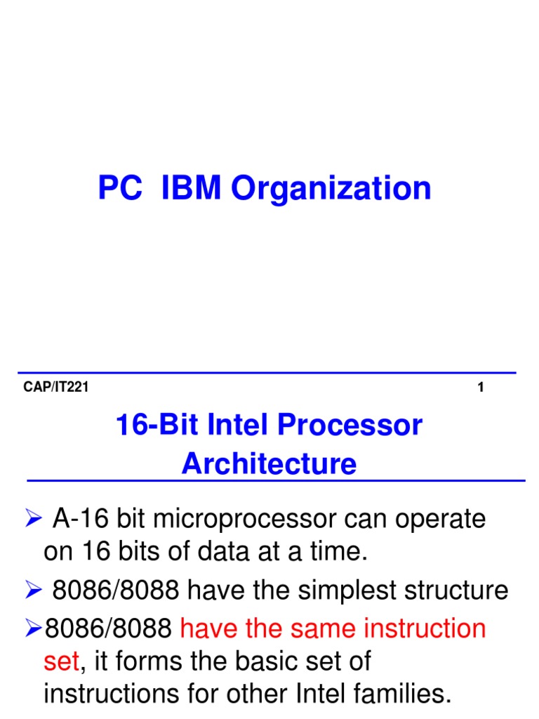 IBM-pc | Bios | Pointer (Computer Programming)
