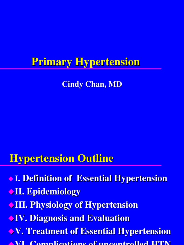 Understanding Essential Hypertension | PDF | Hypertension | Blood Pressure