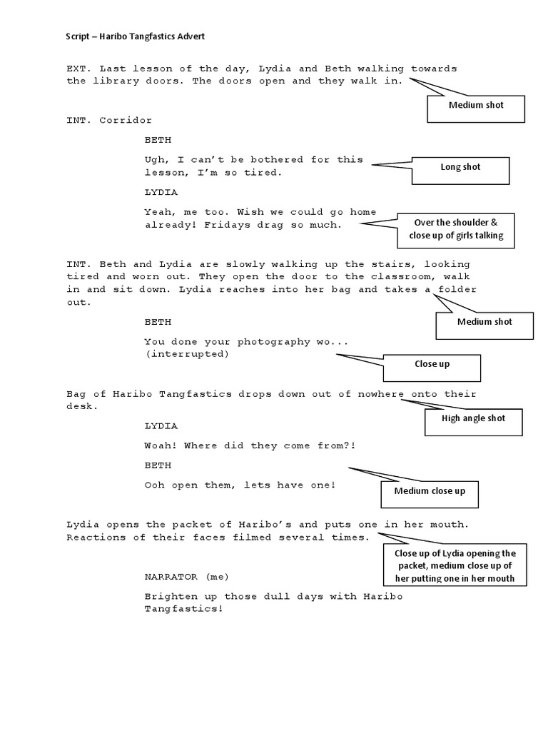Shooting Script | PDF